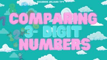 Comparing Digit Numbers NO PREP GOOGLE SLIDES By Shannon Juliano