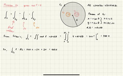 multivariable calculus use green s theorem to find circulation around