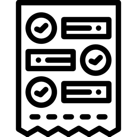 Tasks Detailed Rounded Lineal Icon