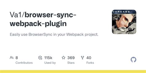 Github Va1browser Sync Webpack Plugin Easily Use Browsersync In Your Webpack Project