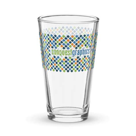 Custom Pint Glasses Conquest Graphics