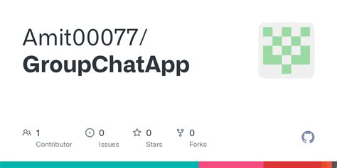 Github Amit00077groupchatapp