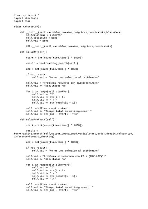 Kakoru Python From Csp Import Import Itertools Import Time Class