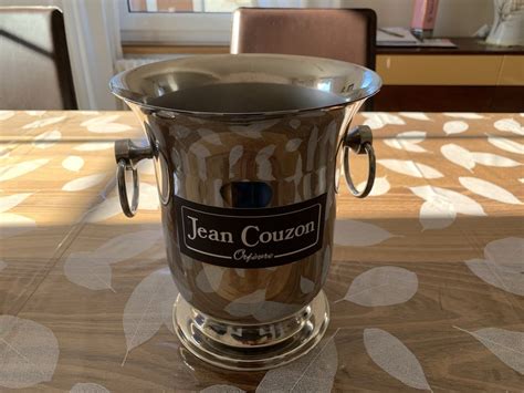 Seau à Glace Champagne Jean Couzon Orfèvre Inox 1810 Neu Gemäss