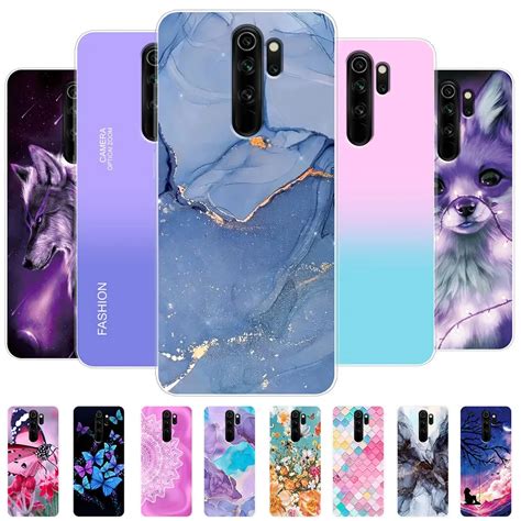 For Xiaomi Redmi Note 8 Pro Case Back Cover New Clear Phone Fundas For