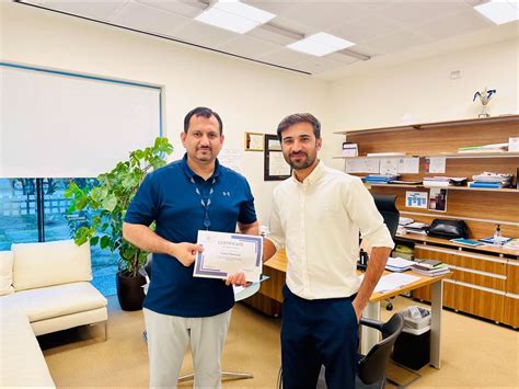 faisal masood on linkedin received a certificate of appreciation from the dean of georgetown