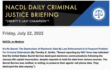 Tim Zerillo National Association Of Criminal Defense Lawyers
