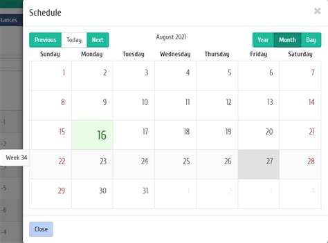 instances tab