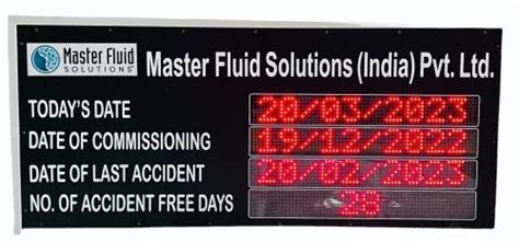 Safety Static Led Display Board At Rs Piece Vadgaon Bk Pune ID