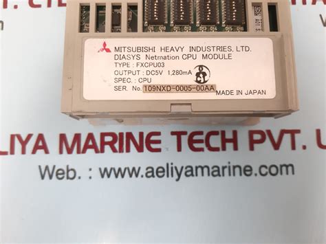 Mitsubishi Fxcpu03 Diasys Netmation Cpu Module Aeliya Marine Tech
