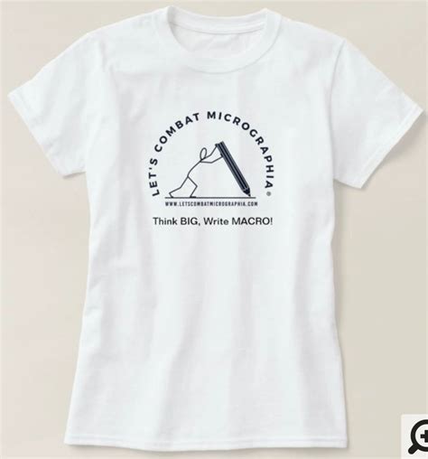 Lets Combat Micrographia T Shirt Womens