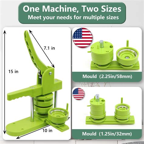Happizza Button Maker Machine Multiple Sizes Pin Maker Machine 125 Happizza Button Maker Machine Multiple Sizes Pin Maker Machine 125