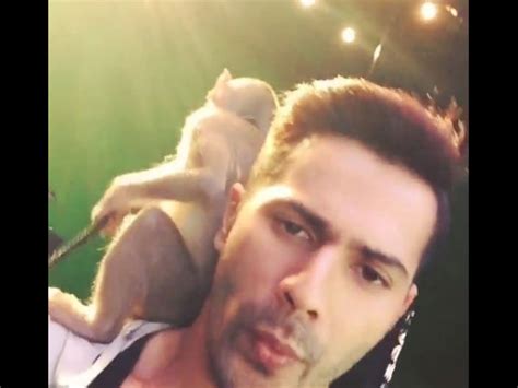 Check Varun Dhawans New Friend Pk Pics Filmibeat