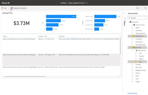 first impressions of the new “visualize in power bi” feature for sharepoint lists the white pages