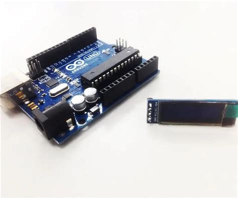 Учебное пособие по интерфейсу Oled 091 дюйма 128x32 с Arduino Uno 7 шагов с изображениями