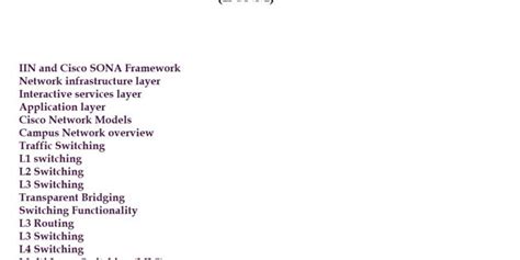 Summary Of Campus Network Design Models Pdf Connect 4 Techs