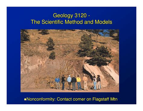 Slides For Scientific Method And Models Geol 3120 Docsity