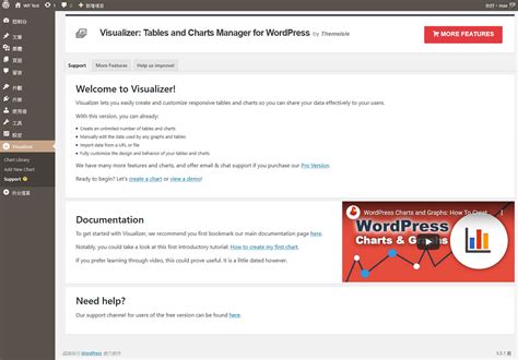 Wordpress Plugin Visualizer 統計圖表外掛程式 麥克斯與沃普雷司