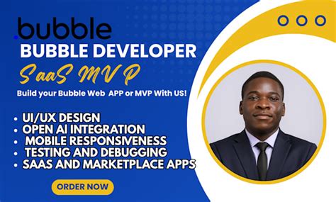 Develop Bubble Io App Custom Saas Ai Mvp Crm Chatgpt Bot No Code