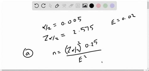 SOLVED Use The Given Data To Find The Minimum Sample Size Required To Estimate A Population