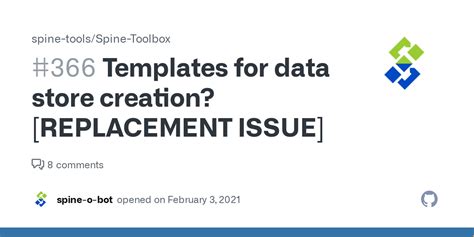 Templates For Data Store Creation Replacement Issue · Issue 366