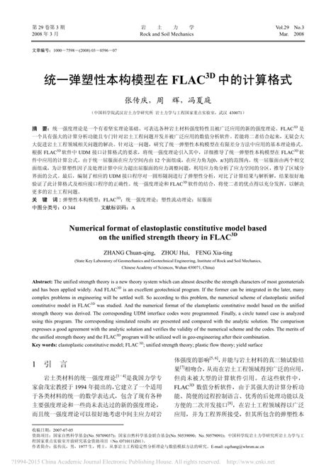 Pdf Numerical Format Of Elastoplastic Constitutive Model Based On The Unified Strength Theory