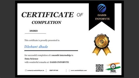 Dikshant Dhude On Linkedin Datascience Internship Share