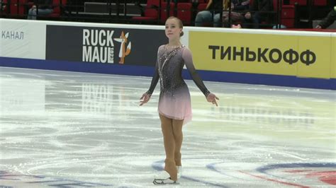 Алиса Двоеглазова Девушки Короткая программа Омск Гран при России по фигурному катанию 2023