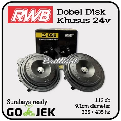 24v Double Disk Horn Rwb Truckbus 24v Shopee Malaysia