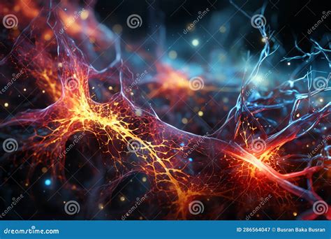 Nerve Fibers Brain Stock Illustration Illustration Of Body 286564047