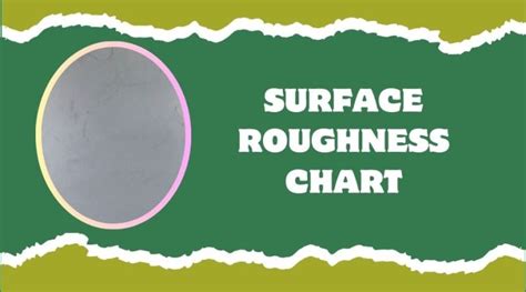 Surface Roughness Chart Understanding Surface Finish In Manufacturing