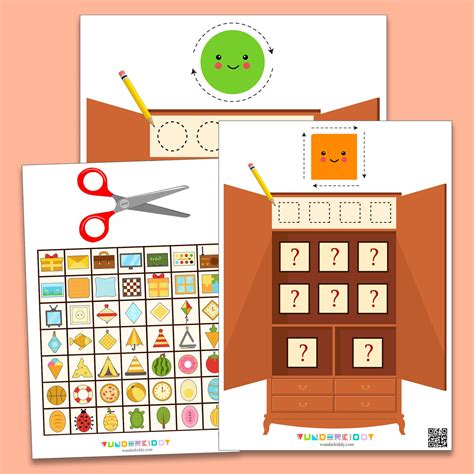 Basic Geometric Shapes Sorting Worksheet For Preschoolers