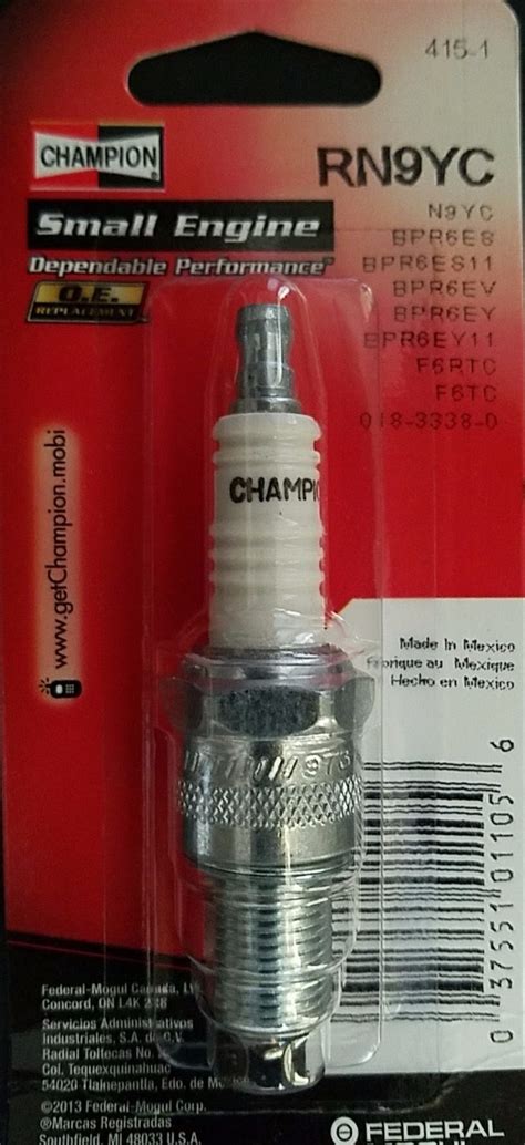 Champion N9yc Alternative Spark Plugs