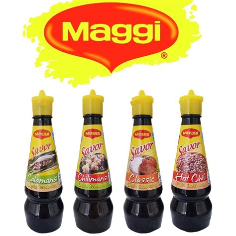 Maggi Savor Classic Calamansi Chilimansi Hot Chili Liquid Seasoning 130ml 250ml Shopee Malaysia