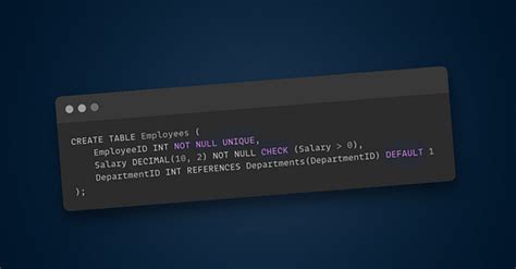 Column Definition Avoid Mistakes Early In Sql By Levi