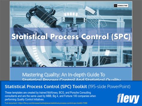 Statistical Process Control Spc Toolkit Ppt Slide Deck