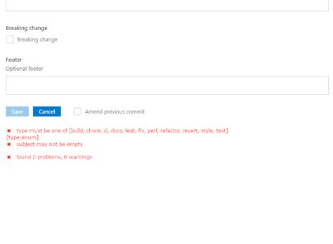 question is possible set a token as required · issue 27 · bendera vscode commit message