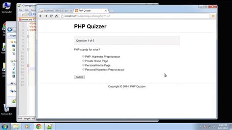 3 12 Php And Mysql Process Answers Youtube