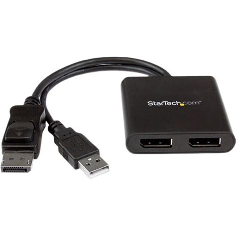 StarTech DisplayPort To DisplayPort Port MSTDP DP B H Photo