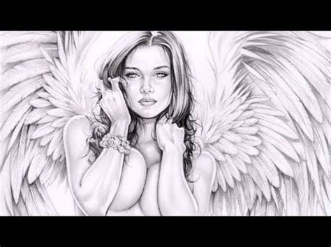 Wings Sexy Angle Sketch With Pencil Step By Step Pencil Sketch Tutorial For Beginners