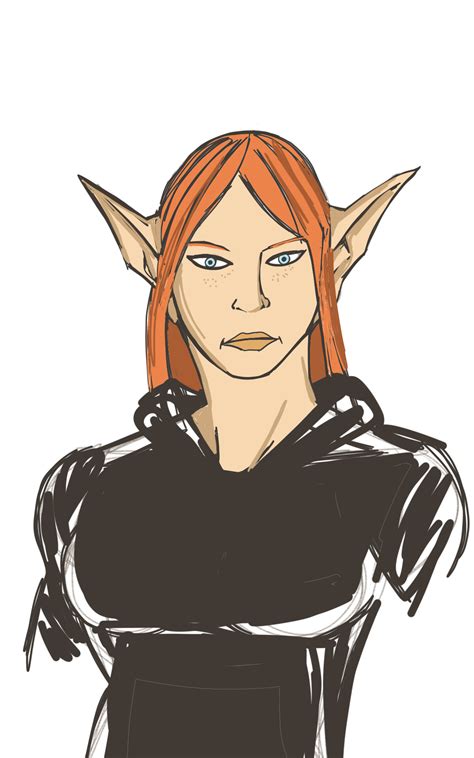 Teen Elf Girl Concept Art