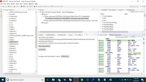 CCS TMS F D Long Jump To A Different FLASH Sector To Execute A Another Application