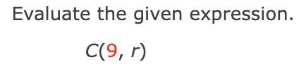 Solved Evaluate The Given Expression C R Chegg Com