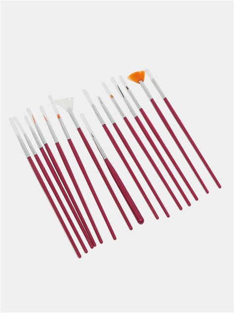Набор кистей для маникюра для наращивания и дизайна ногтей купить по низким ценам в интернет