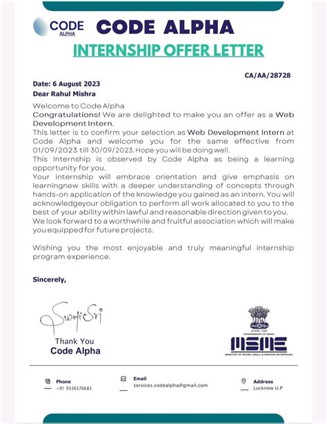 rahul mishra on linkedin codealpha webdevelopment internship