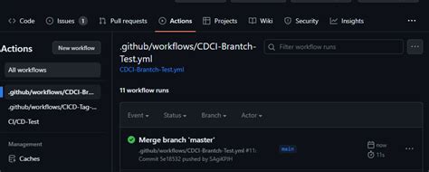 GitHub SagiK Repository Learn Git Hub CICD Git Hub에서 CICD를 활용하는 방법을 익힌다