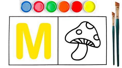 알파벳 Mno 점선 따라 쓰고 그림 그리고 색칠하면서 영어 단어를 배우기 Learn Alphabet Mno Words