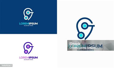 현대 디자인 포인트 테크 로고 템플릿 디지털 포인트 기술 로고 템플릿 디자인 벡터 일러스트레이션 개념에 대한 스톡 벡터 아트 및 기타 이미지 Istock