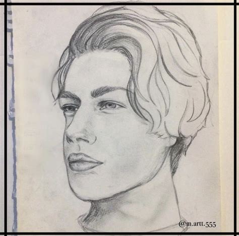 John Tauras Drawings Male Sketch Picture