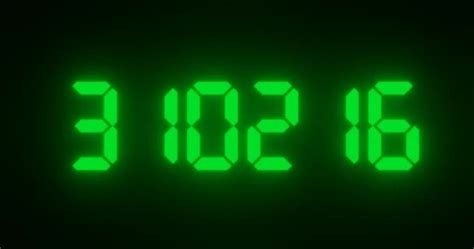 Render Counting Numbers Digital Clock Timer Busy Long Hour Concept Stock Video Footage By